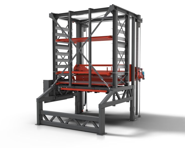 ByTower Compact | Loading & unloading for laser automation | Bystronic