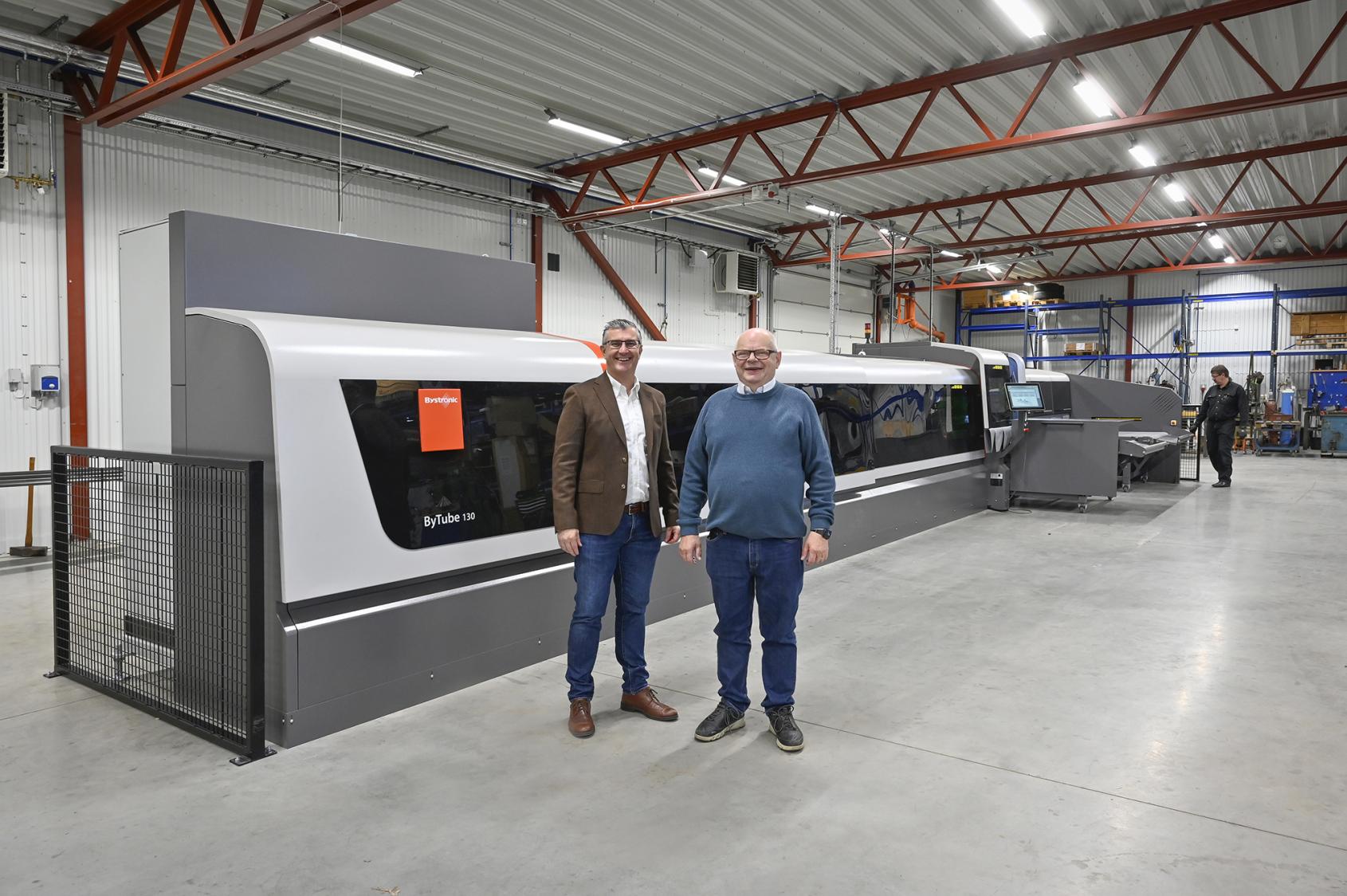 First in Scandinavia with a unique tube laser. | Bystronic