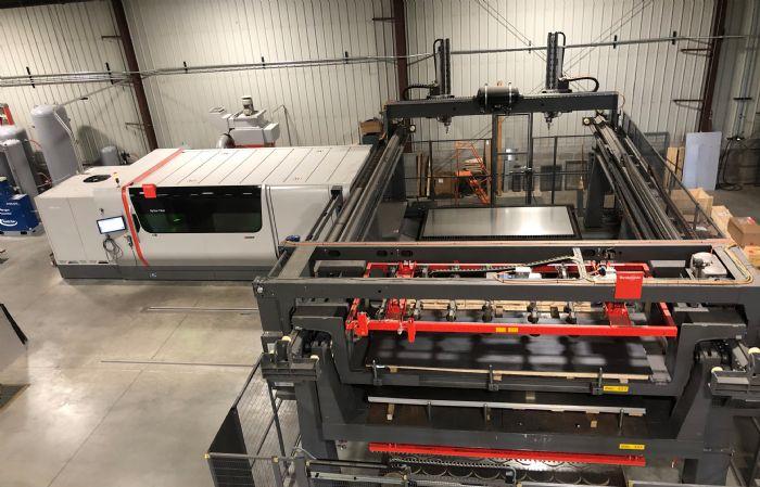 Part sorting/stacking automation highlights new laser cutting machine ...